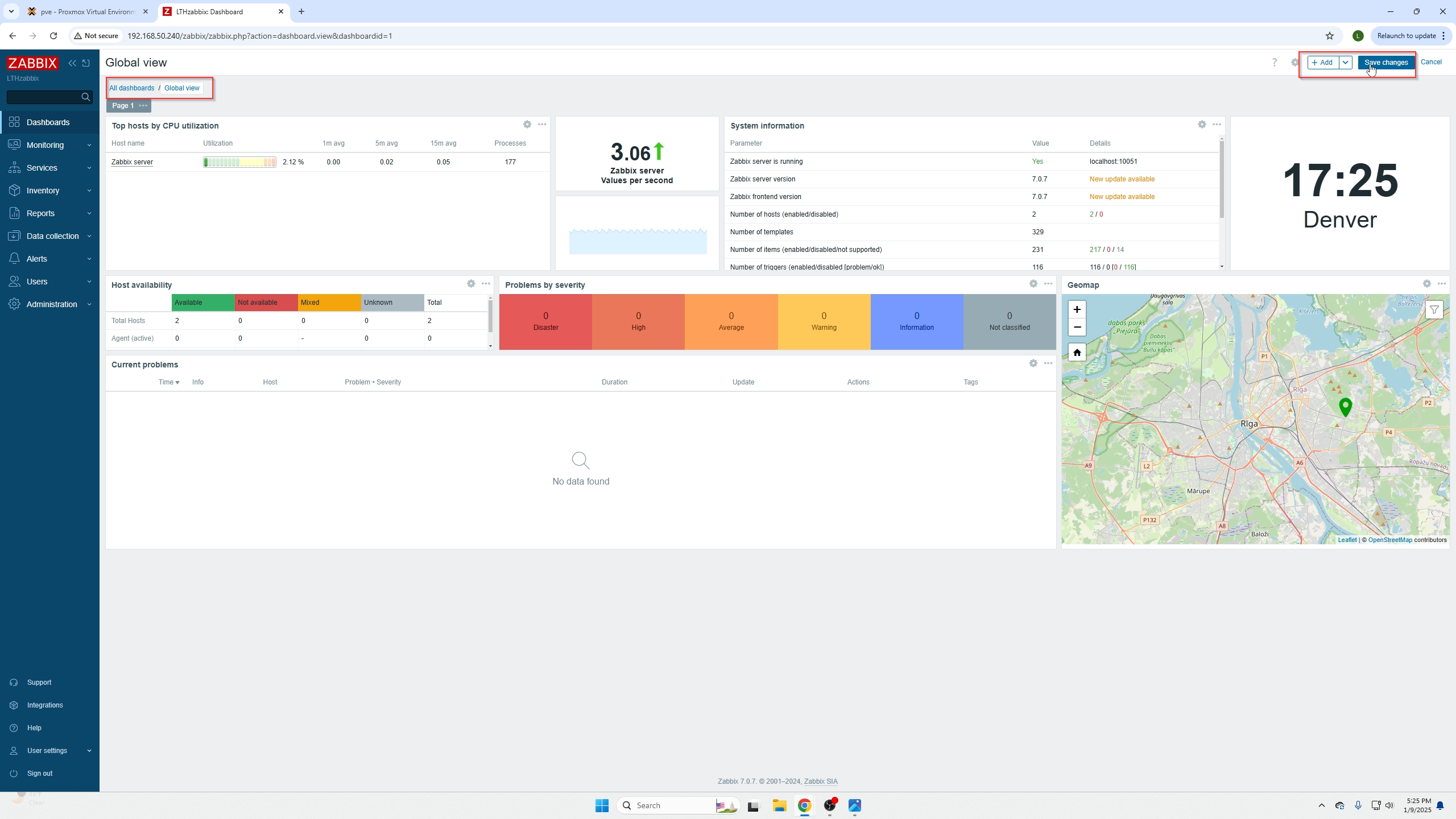 EP 12 - Zabbix - How to Create Dashboards - Learn To HomeLab