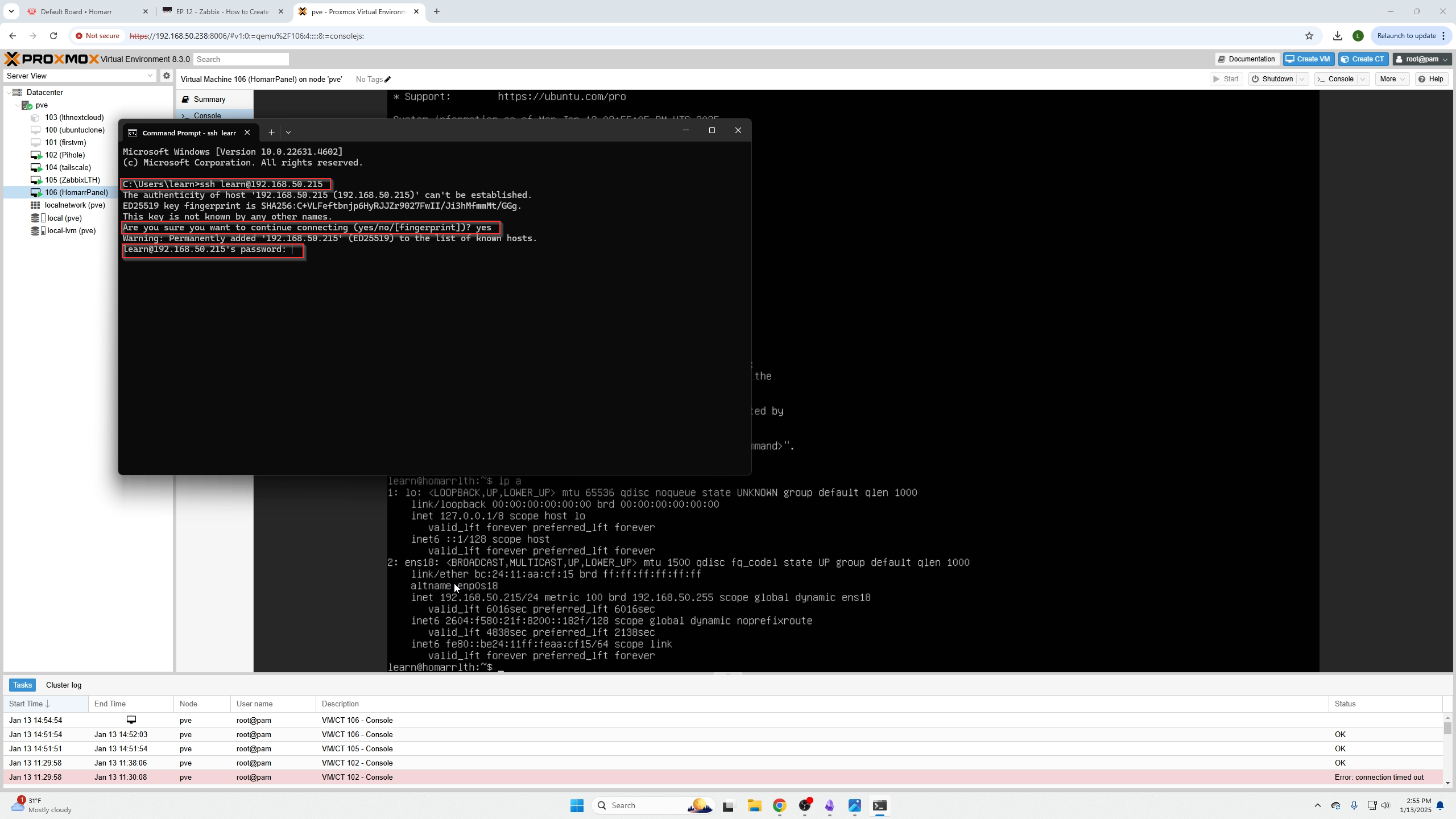 EP 13 - How to Install The Homarr Dashboard - Learn To HomeLab
